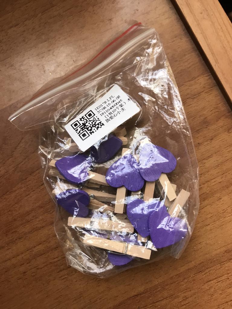 Heart Wooden Peg 10Pcs Mini Clips Photo Craft Wedding Party Decor ...