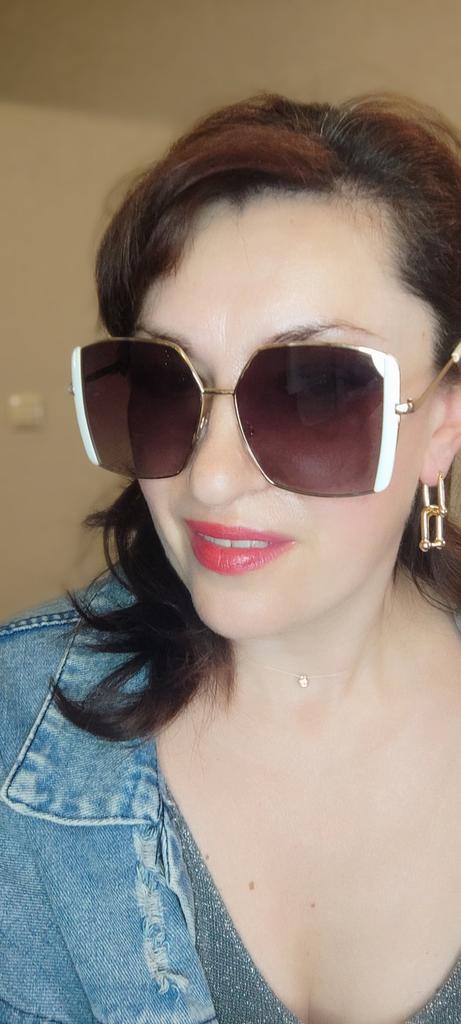 Купить Модные женские квадратные солнцезащитные очки большого размера ...