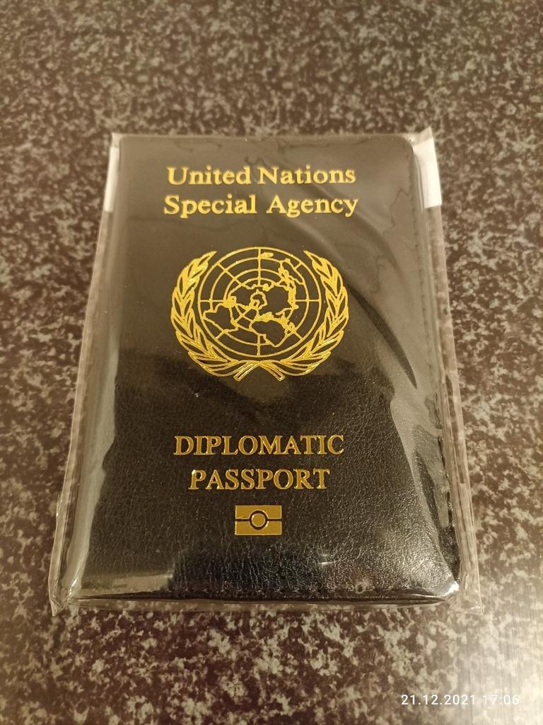 Cheap United Nations Diplomatic Passport Cover Black | Joom