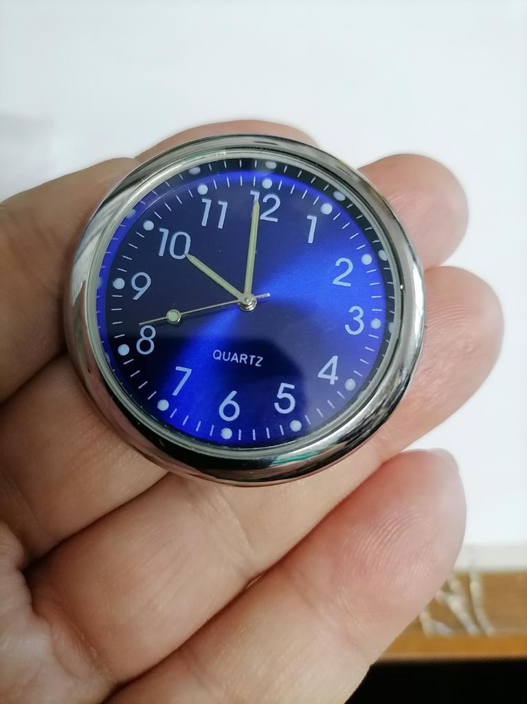 Автомобильные мини-автомобильные часы, внутренние наклеенные часы ...