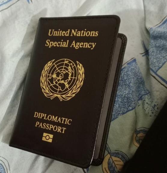 Cheap United Nations Diplomatic Passport Cover Black | Joom