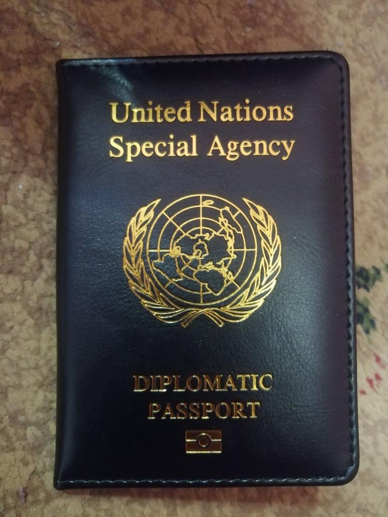 Cheap United Nations Diplomatic Passport Cover Black | Joom