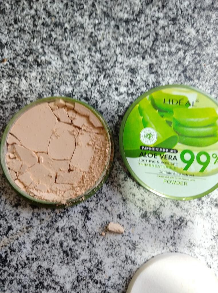 Buy Aloe Vera Moisturizer Face Powder Smoothing Extract Pressed Powder ...