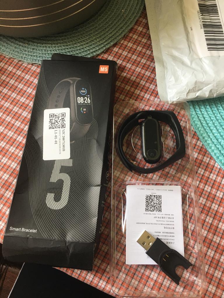 Iband M5 Waterproof Smart Bracelet Heart Rate Blood Pressure Monitor ...