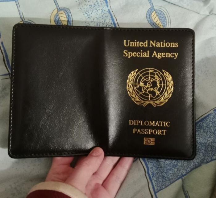 Cheap United Nations Diplomatic Passport Cover Black | Joom